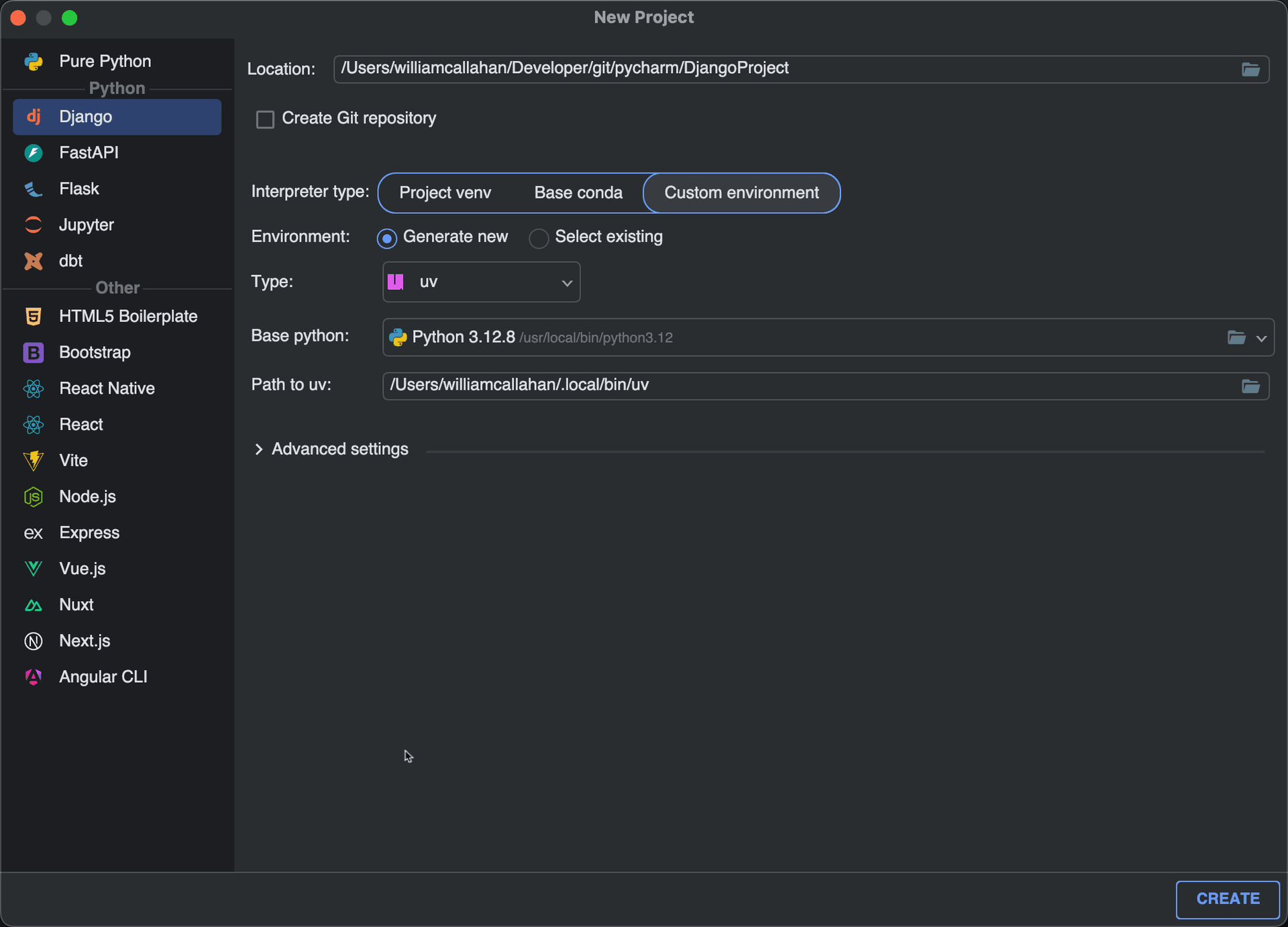 Kickstarting a Modern Django Project (using UV) in 2025