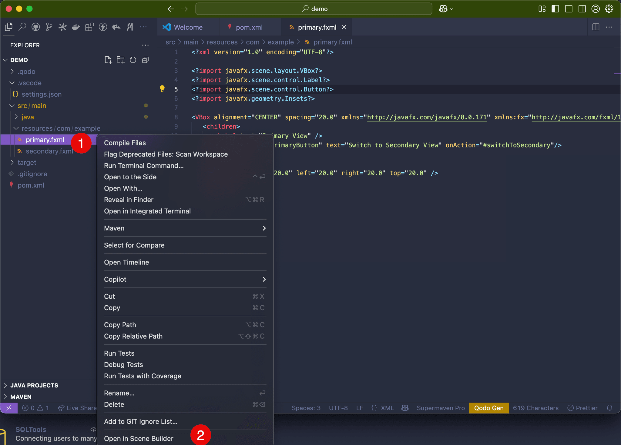 How to setup the Java SDK and use JavaFX with macOS/Windows