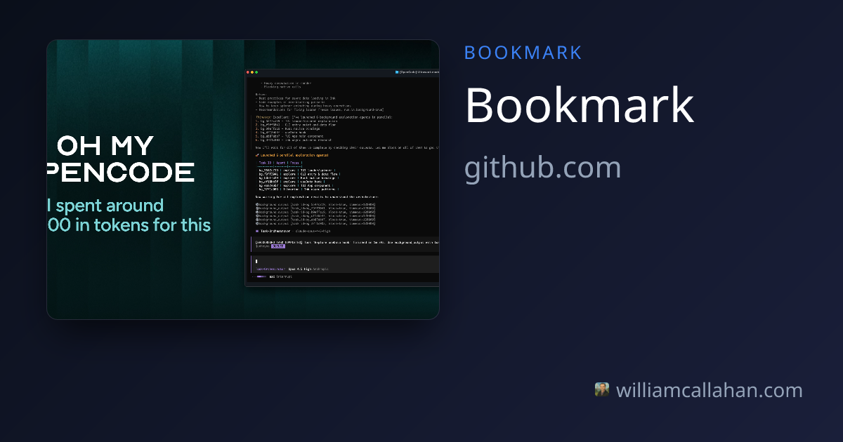 code-yeongyu/oh-my-opencode: The Best Agent Harness. Meet...